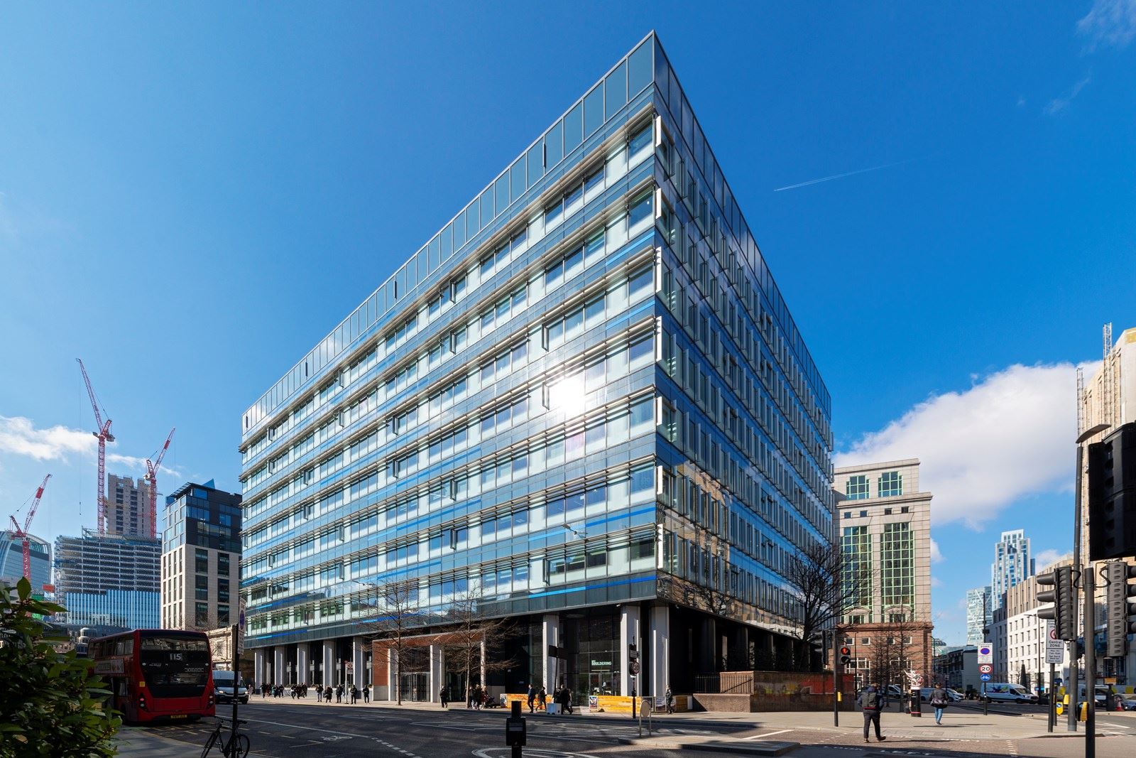Aldgate House | Reception Desk | Cladding | CDC Engineering